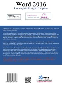 Libro Word 2016. Curso práctico paso a paso | Editorial Altaria